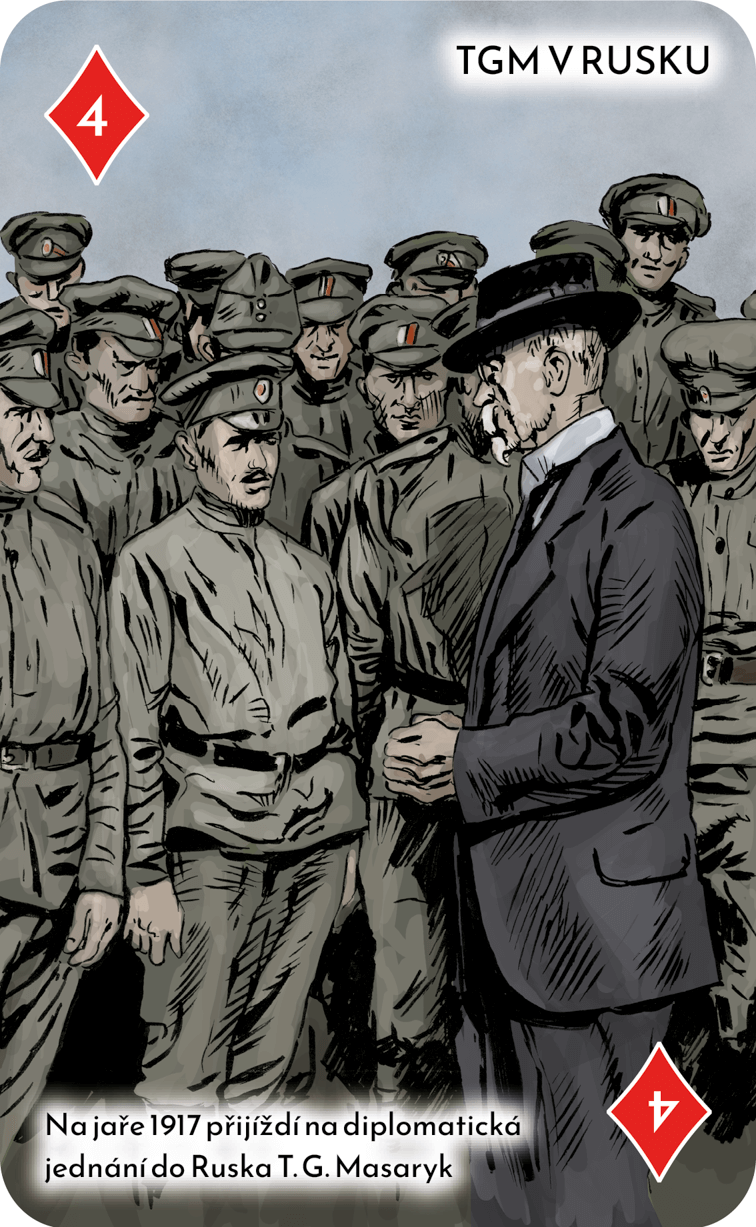 Československé legie Rusko – Historie v kartách