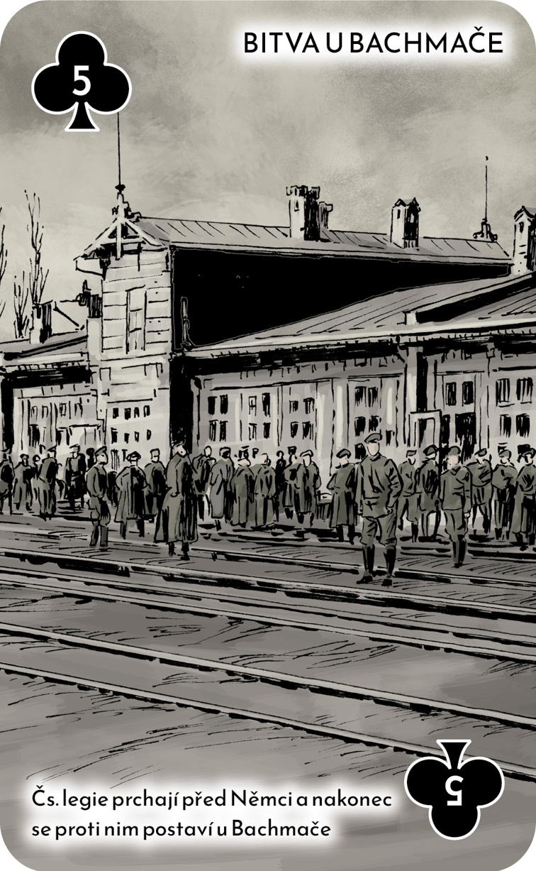 Bitva u Bachmače – Historie v kartách