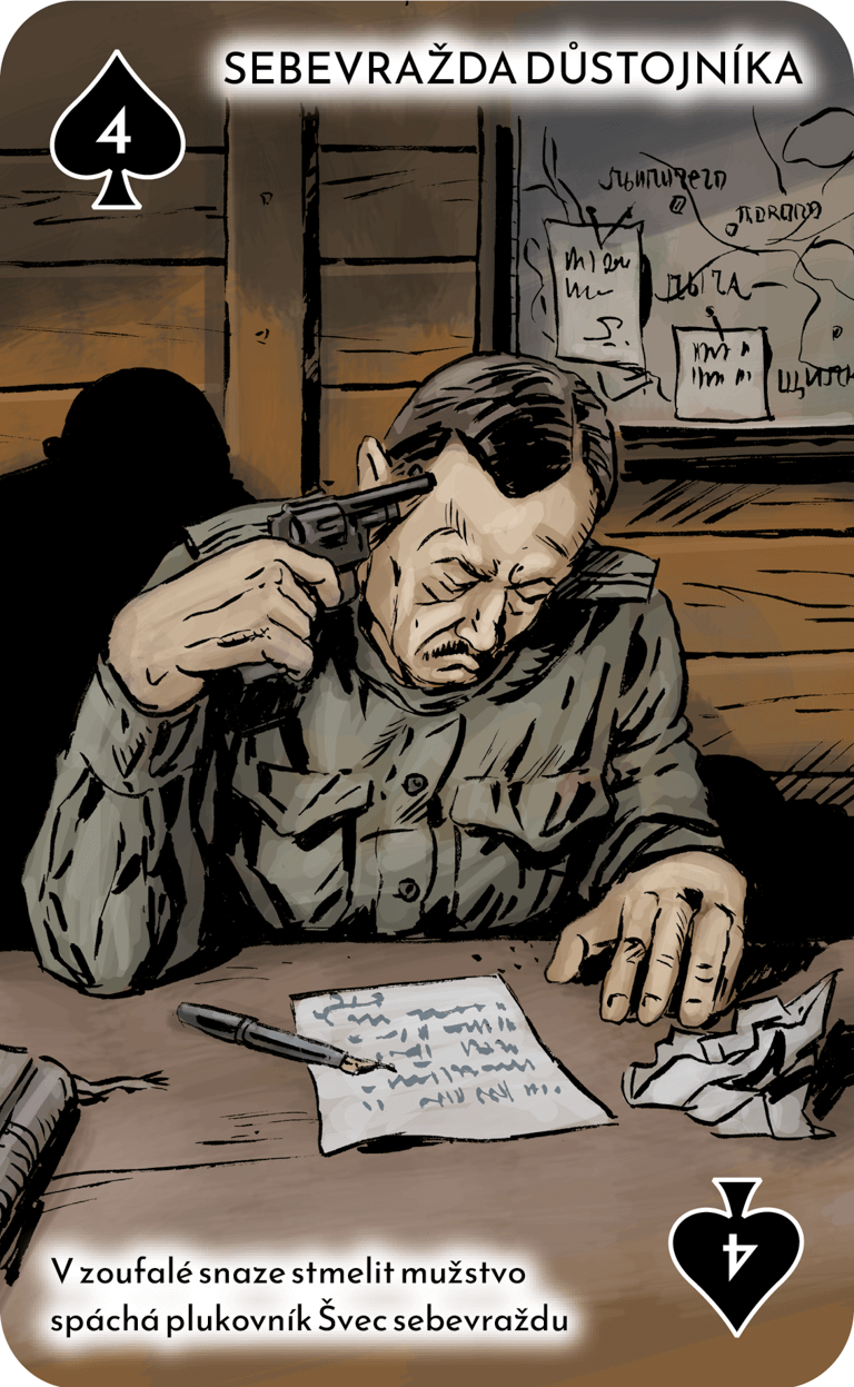Sebevražda důstojníka – Historie v kartách